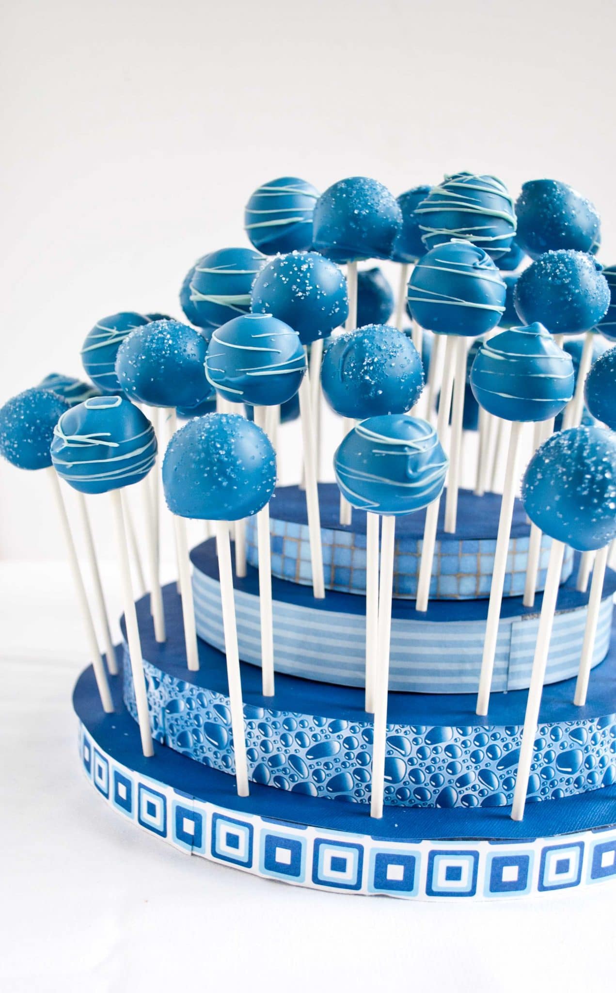 Blue Cake Pops for a Baby Boy Shower | NeighborFood