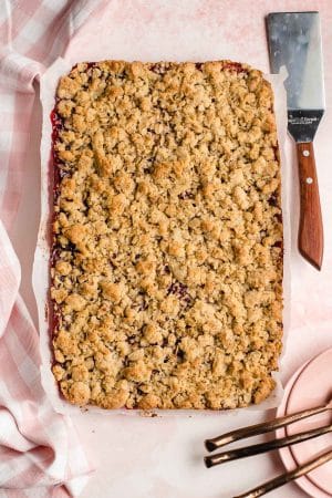 Easy Raspberry Bars | Neighborfoodblog.com