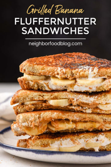 Fluffernutter Sandwich Grilled (recipe + VIDEO) | NeighborFood