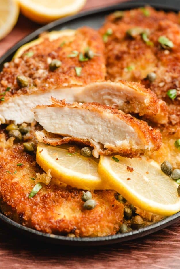 Panko Crusted Chicken Piccata | NeighborFood