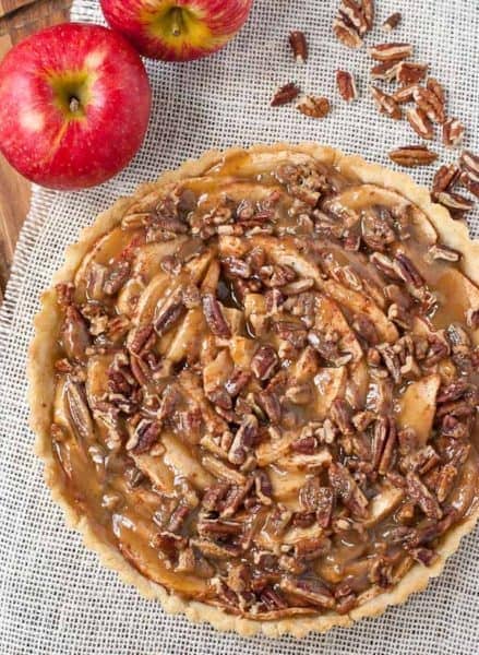 Salted Maple Caramel Apple Tart | NeighborFood