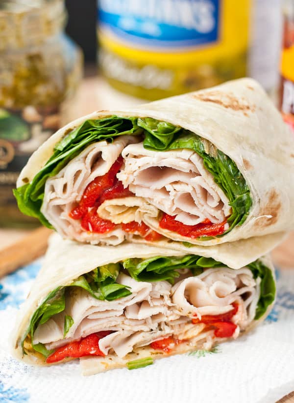 Spinach Feta Turkey Wrap NeighborFood