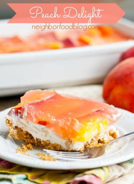 No Bake Peach Delight | NeighborFood