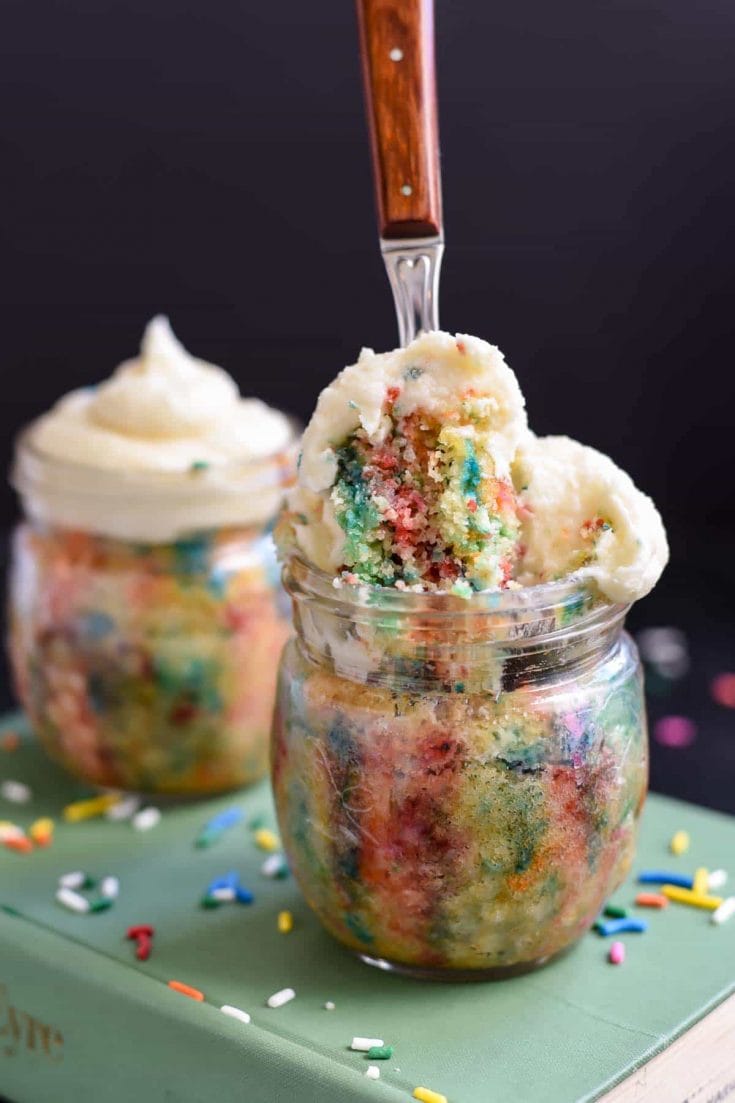 Funfetti Cake in a Jar | NeighborFood