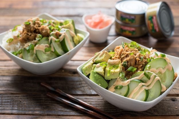 Spicy Tuna Sushi Bowl Recipe | NeighborFood