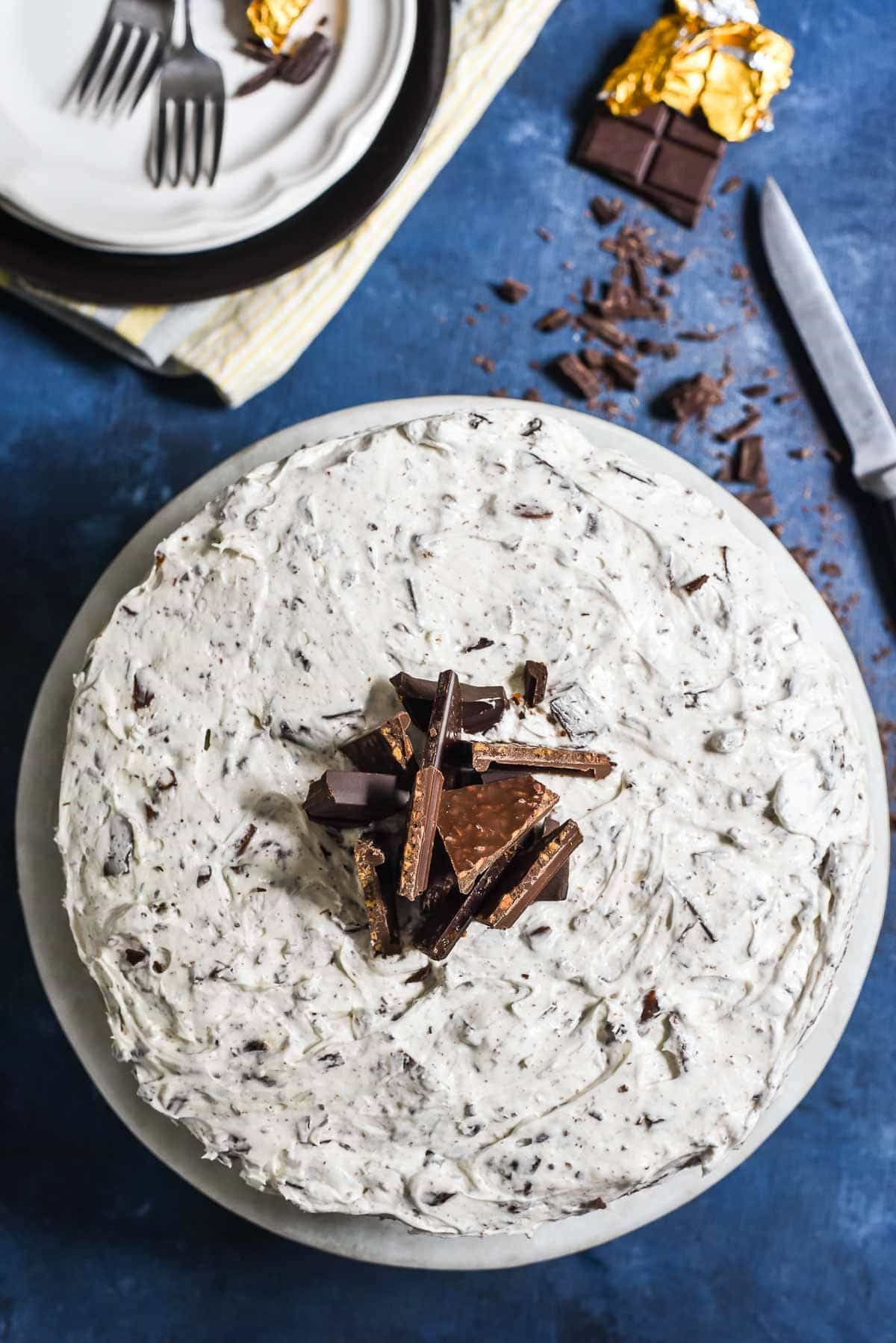 Chocolate Candy Bar Cake NeighborFood
