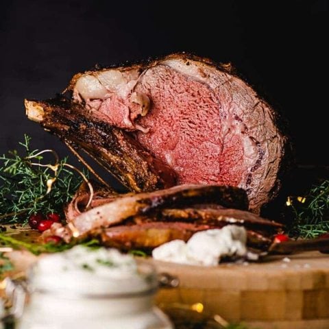 Easy Prime Rib Roast with Horseradish Cream - NeighborFood