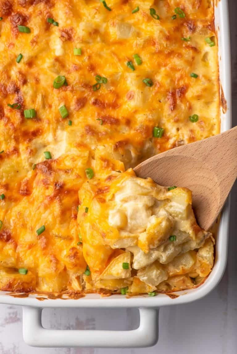 The BEST Cheesy Potatoes (Easy + Creamy Casserole Recipe)