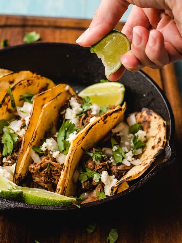 Crock Pot Barbacoa Tacos (Big Batch! Great for Freezing!) - NeighborFood