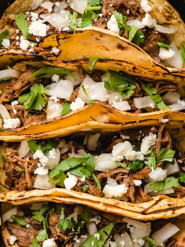 Crock Pot Barbacoa Tacos (Big Batch! Great for Freezing!) - NeighborFood