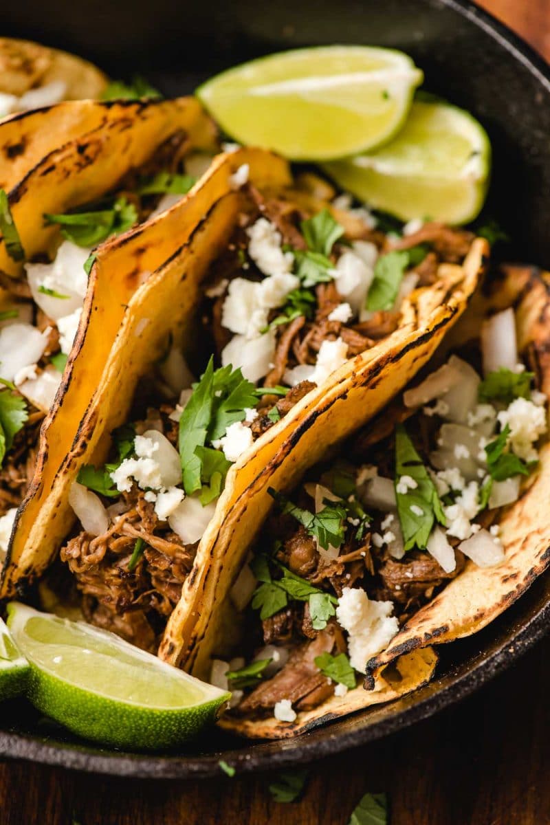 Crock Pot Barbacoa Tacos (Big Batch! Great for Freezing!) - NeighborFood