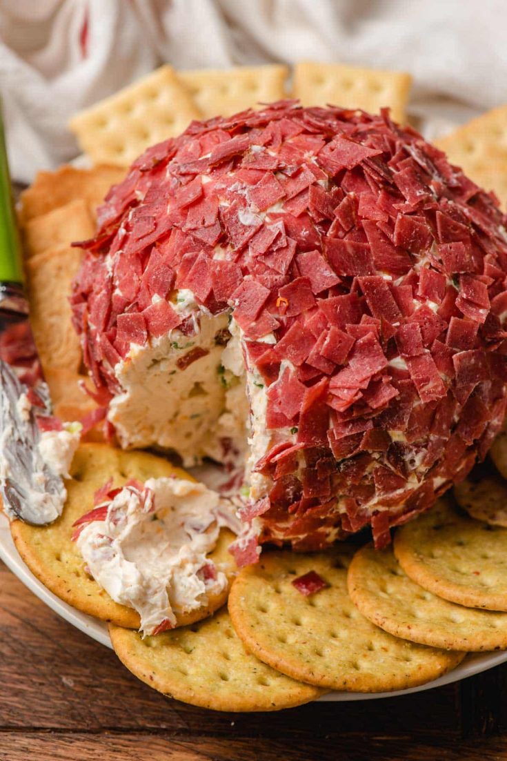 Cheeseball with Dried Beef - NeighborFood