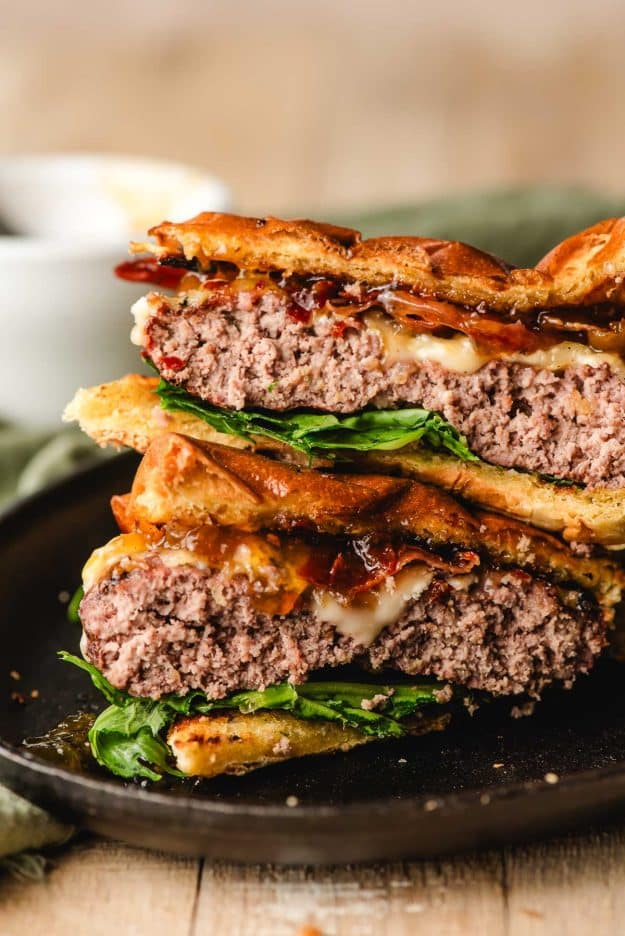 Brie Burger with Apricot Jam - NeighborFood