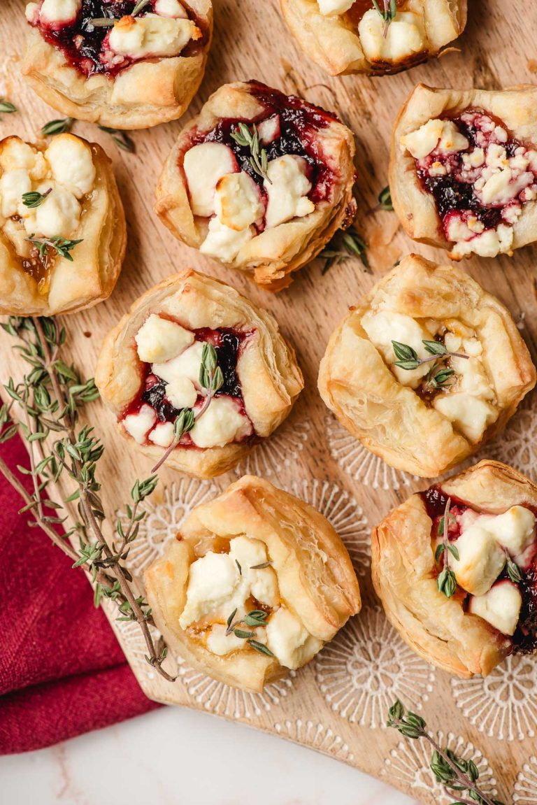 Goat Cheese Puff Pastry Appetizers - NeighborFood