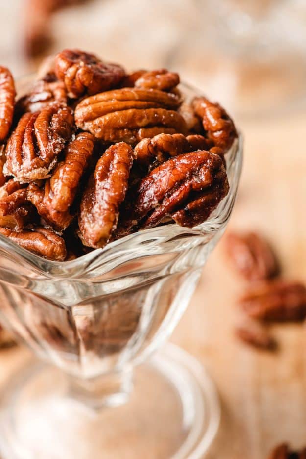 Easy Candied Maple Pecans