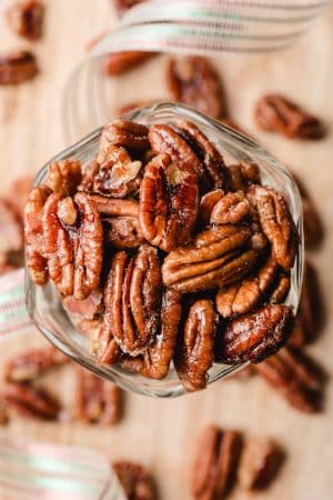 Easy Candied Maple Pecans