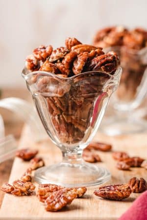 Easy Candied Maple Pecans